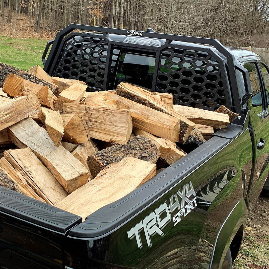 Black Widow 'HC' Headache Rack - w/Window Opening – Spyder Industries