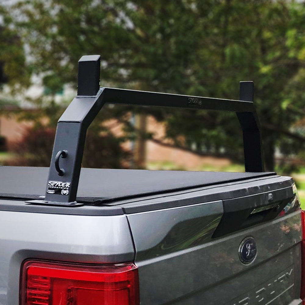 Rear Hoop Truck Rack - Three Quarter Height with Lumber Stops – Spyder ...